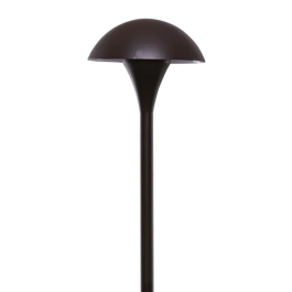 Sollos PMU050-TZ-15 LED 5" Mushroom Area Pathway Textured Bronze Finish ...