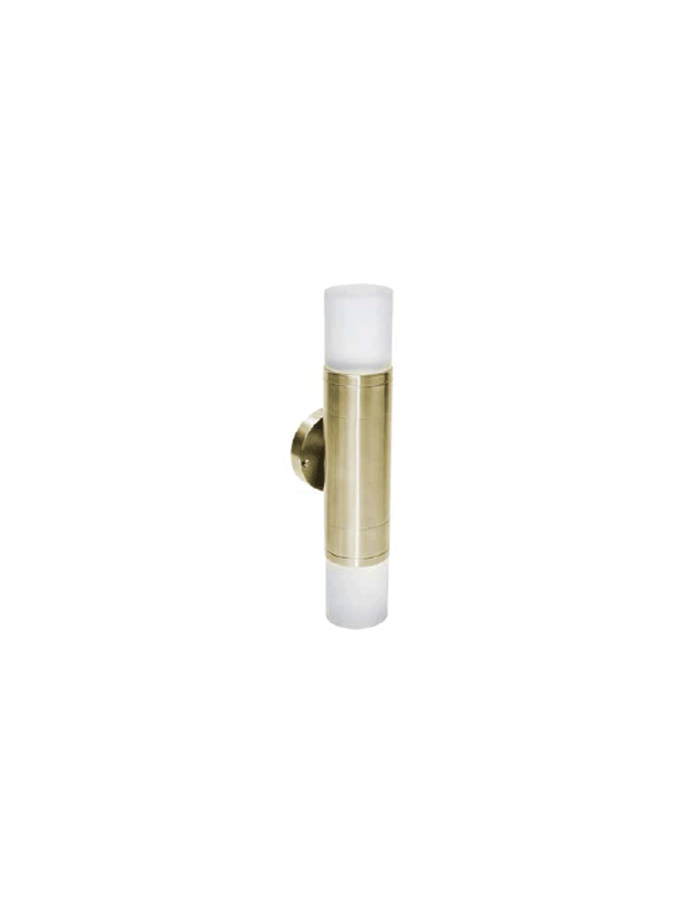 Focus SL-16-MR16-S3-BRS Brass Up/Down Frosted Sides with Clear Top and ...